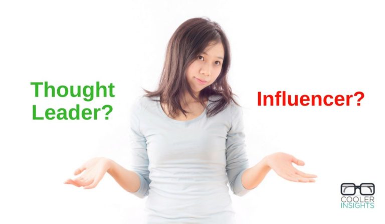 Thought Leaders or Influencers - Who Should You Choose? | Cooler Insights